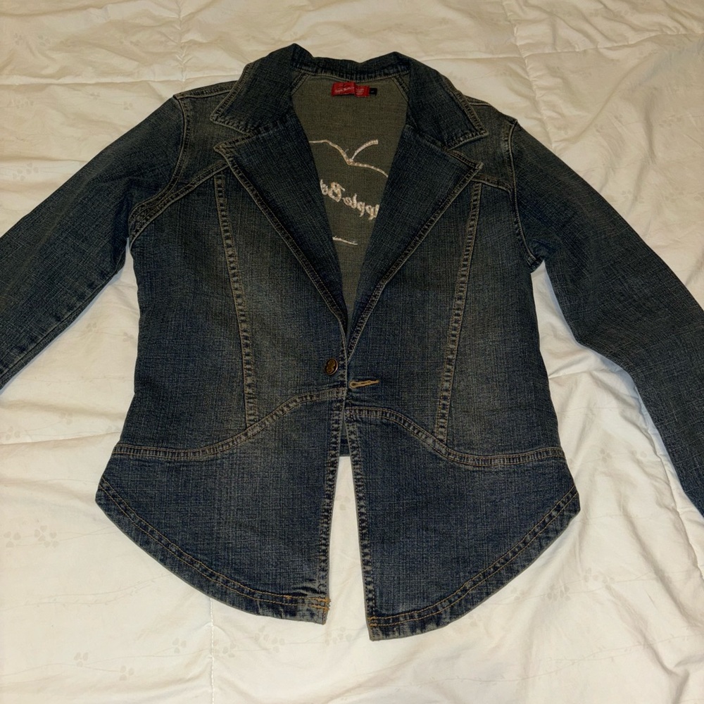 Women’s Apple Bottom Denim Jacket And Pant Set. Like … - Gem